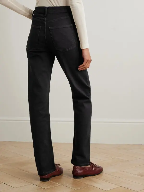 AGOLDE 90s Pinch Waist High-rise Straight-leg Jeans - Black