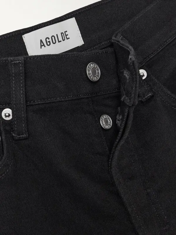 AGOLDE 90s Pinch Waist High-rise Straight-leg Jeans - Black