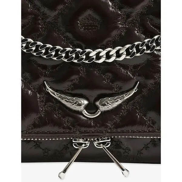 Zadig&Voltaire Rock Ii Vintage Patent-leather Clutch