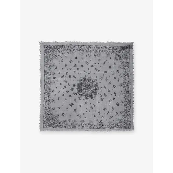 Zadig&Voltaire Nuage Cashmere Bandana Scarf - Road