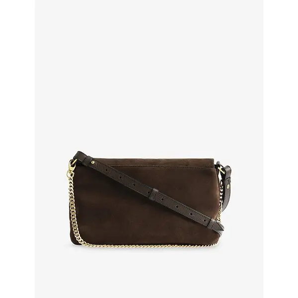 Zadig&Voltaire Rocky Ii Suede Cross-body Bag - Wood