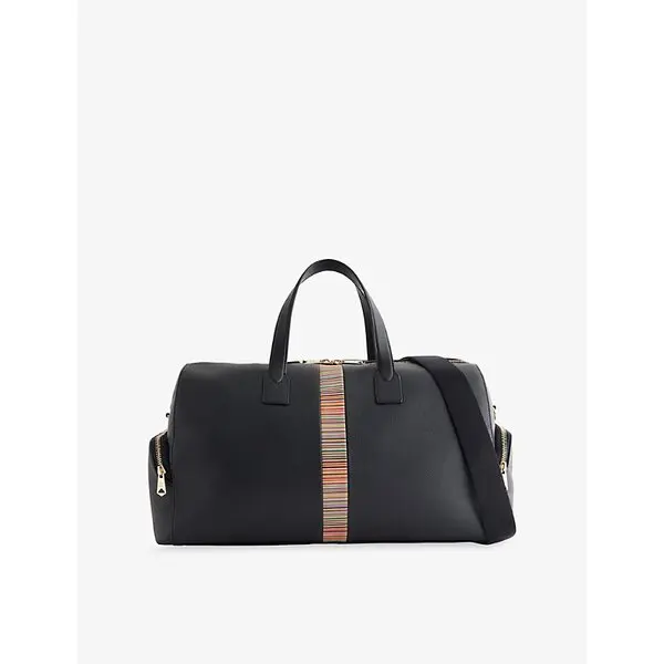 Paul Smith Leather Holdall - Black