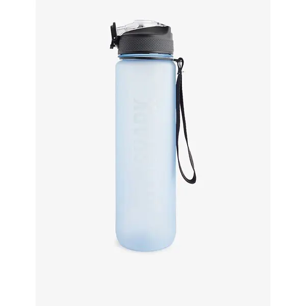 GYMSHARK Sports Straw Plastic Bottle 100ml - Gs Bench Blue