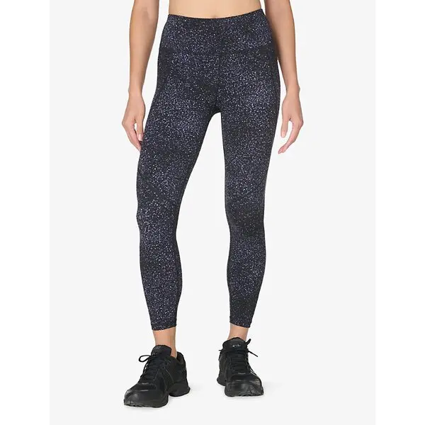 Sweaty Betty Power Reflective Gym Leggings - Black Reflective