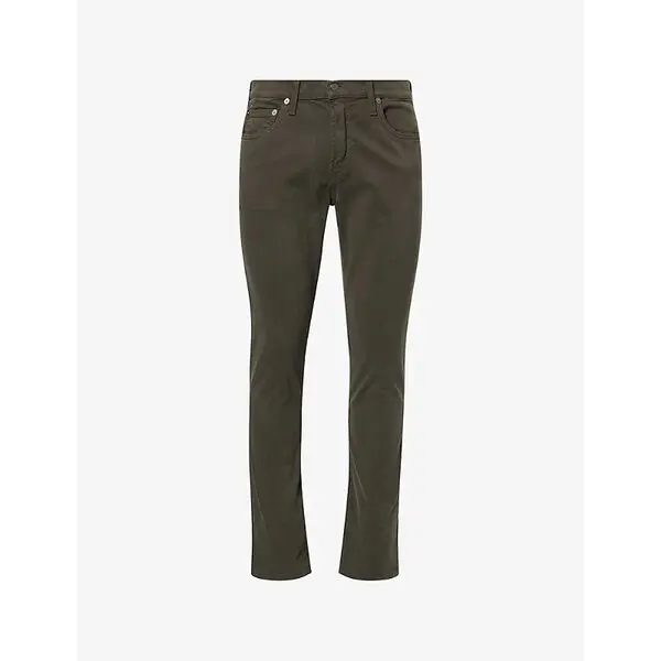 Citizens Of Humanity London Slim-fit Stretch-cotton Blend Trousers - Field