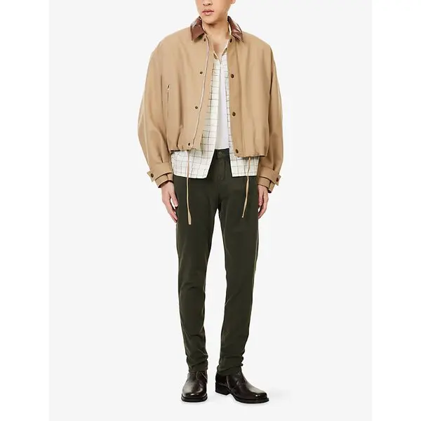 Citizens Of Humanity London Slim-fit Stretch-cotton Blend Trousers - Field