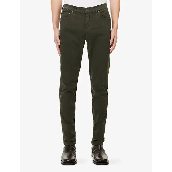 Citizens Of Humanity London Slim-fit Stretch-cotton Blend Trousers - Field