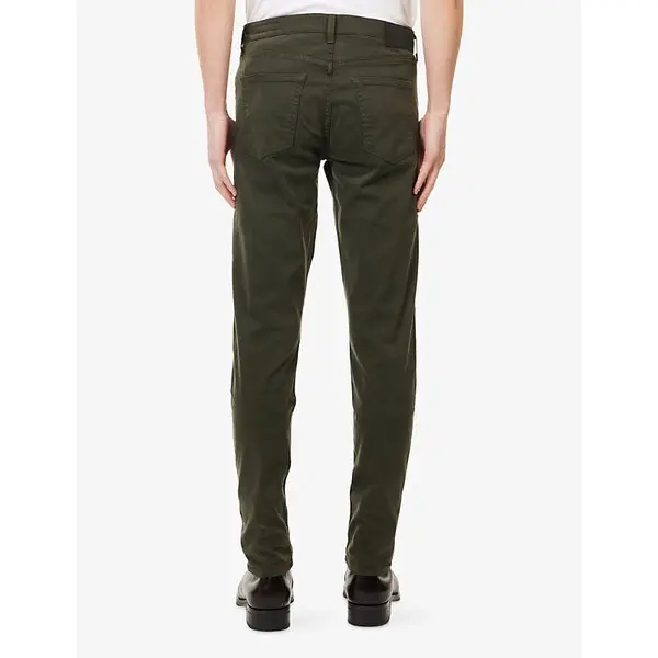 Citizens Of Humanity London Slim-fit Stretch-cotton Blend Trousers - Field