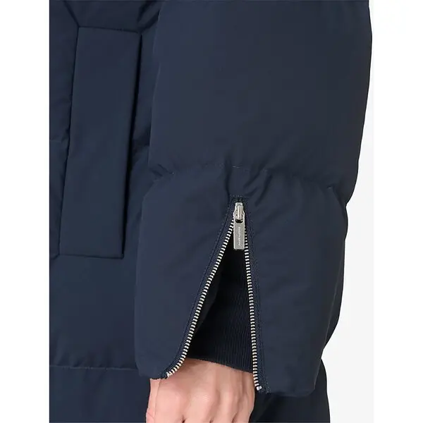 Sweaty Betty Shell-down Puffer Coat - French Navy Blue