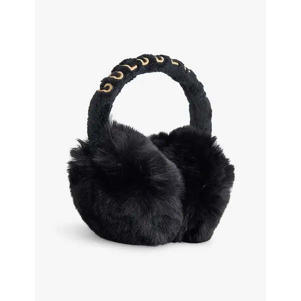 Goldbergh Faux-fur Earmuffs - 9000 Black