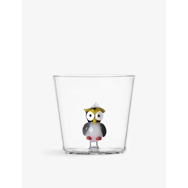 ICHENDORF MILANO Woodland Tales Owl Glass Tumbler - One-color