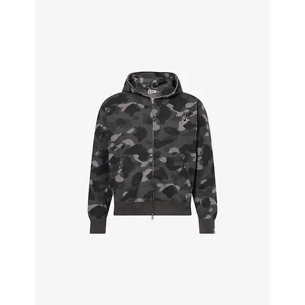 A BATHING APE Camouflage-print Cotton Hoody