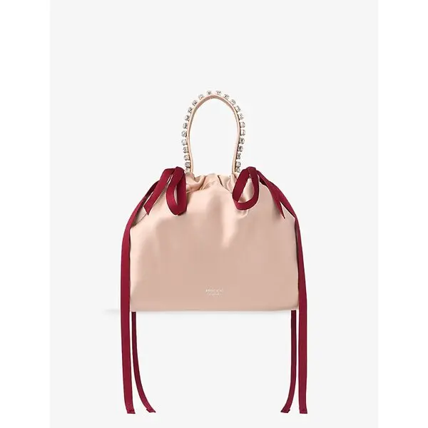 JIMMY CHOO Drawstring Mini Top Handle Shoulder Bag