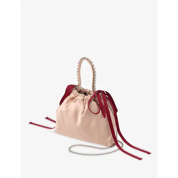 JIMMY CHOO Drawstring Mini Top Handle Shoulder Bag