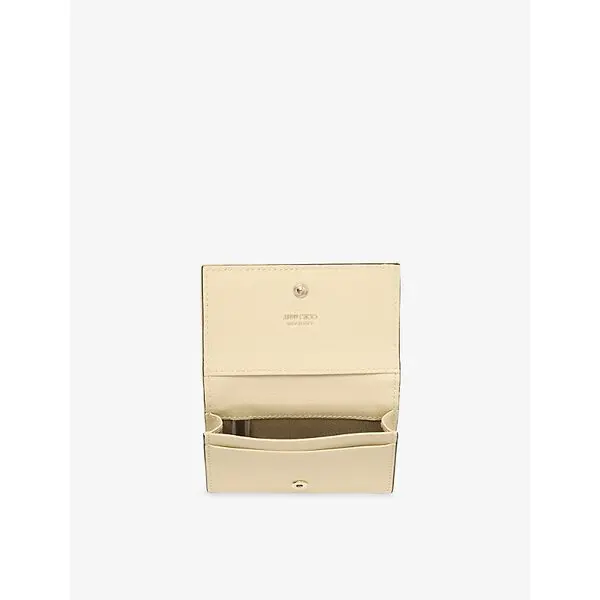 JIMMY CHOO Curve Nello Quilted Leather Cardholder