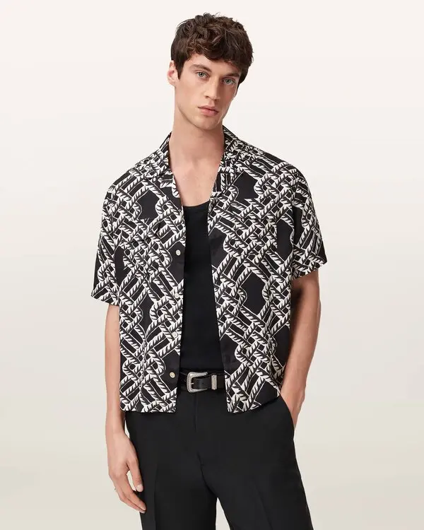 ALLSAINTS Twined Short Sleeve Shirt