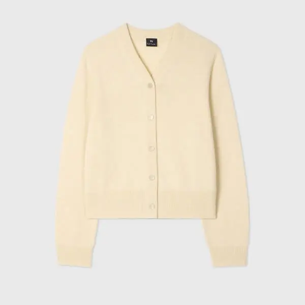 Paul Smith Knitted Cardigan - White
