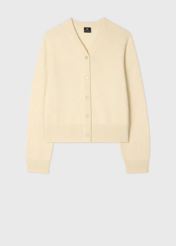 Paul Smith Knitted Cardigan - White