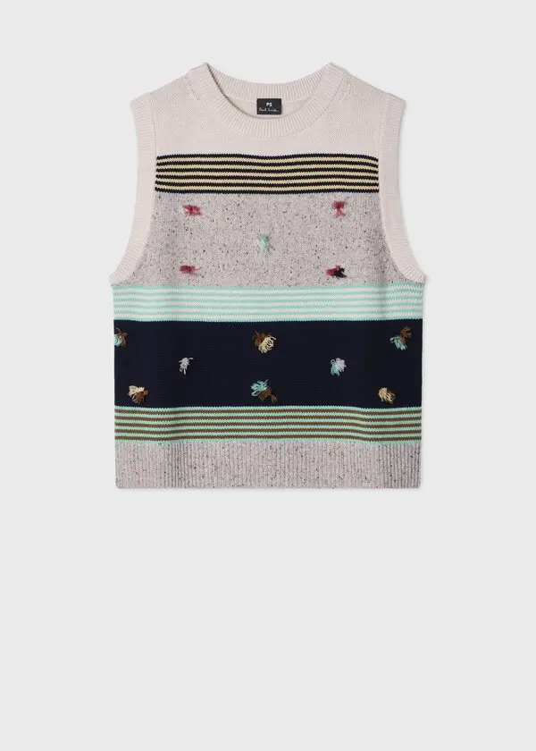 Paul Smith Block Stripe Knitted Tank Top