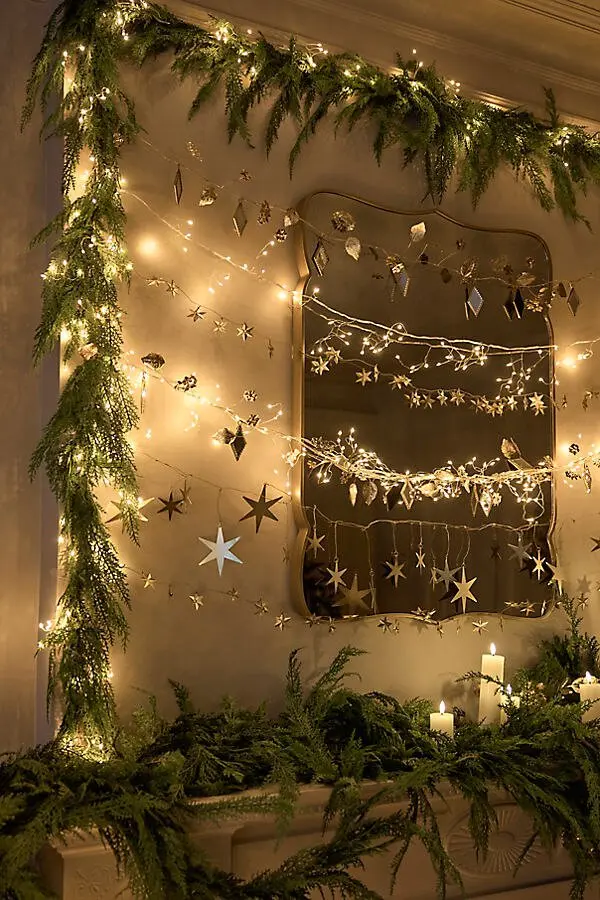 TERRAIN Iron Celestial Star Garland - Multi