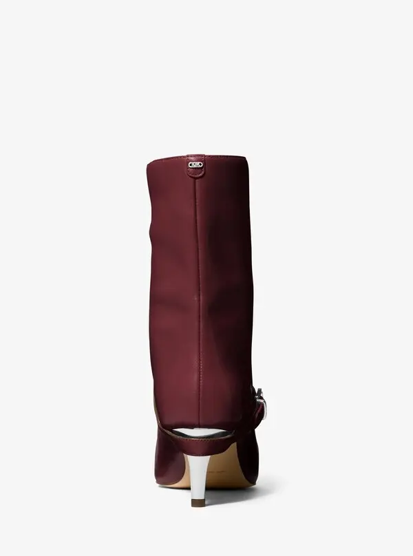Michael Kors Kasia Leather Buckle Boots