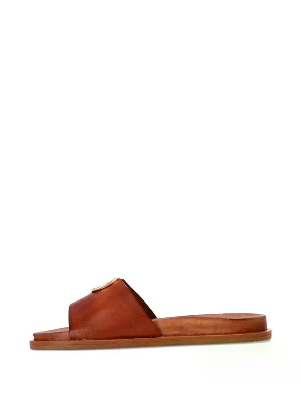 KOTRIS SANDALS Leather Flat Sandals