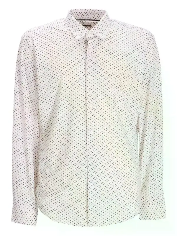 BOSS Long-sleeve Patterned Shirt
