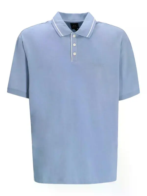 Armani Exchange Contrasting Piping Polo Shirt