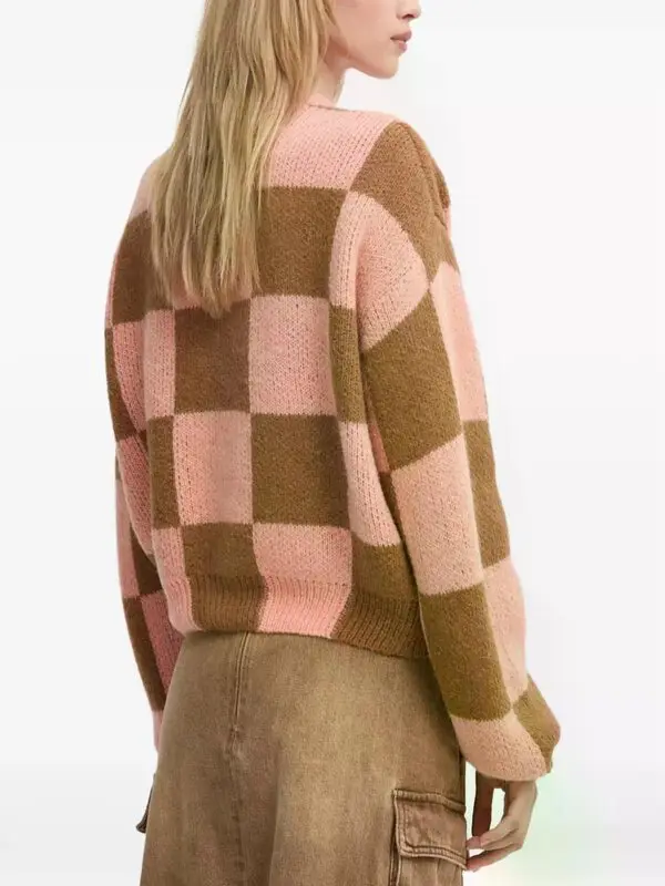 Stine Goya Checkered Long-sleeve Cardigan