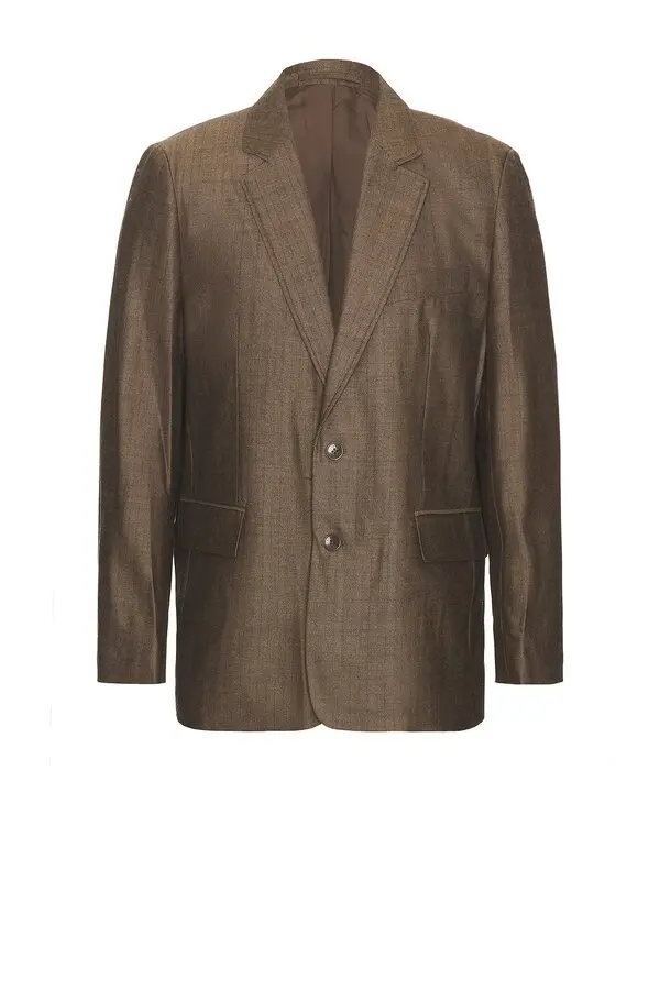 PERCIVAL Grounds Tailored Blazer - Oak