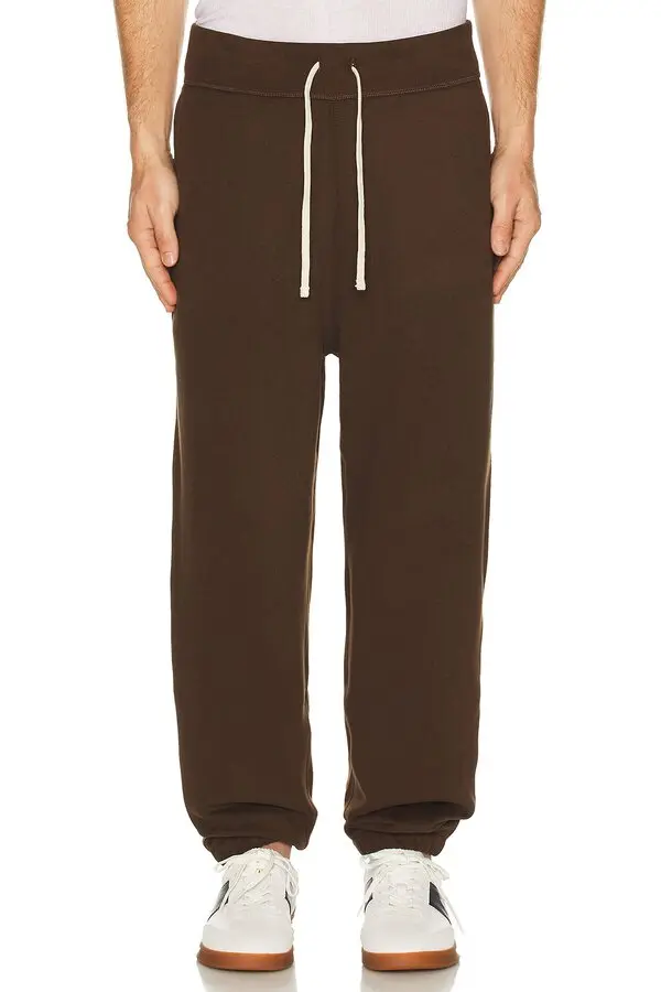 Polo Ralph Lauren Rl Fleece Sweatpant In Brown - Nutmeg Brown