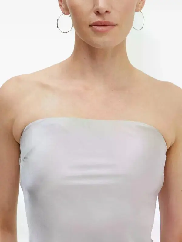 SAMSOE SAMSOE Strapless Midi Dress