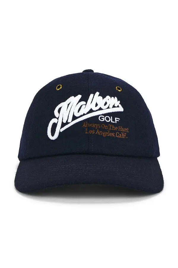 MALBON Maxwell Snapback Hat - Navy