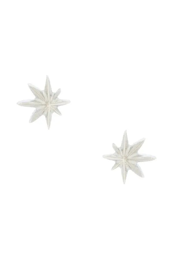 MAPLE Hempstar Sterling Silver Earrings - Silver 925