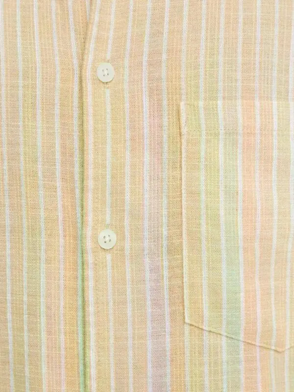 SAMSOE SAMSOE Striped-pattern Chest-pocket Shirt