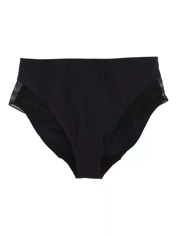 Lise Charmel Mesh-panel Briefs - Black