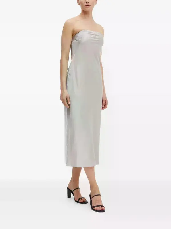 SAMSOE SAMSOE Strapless Midi Dress