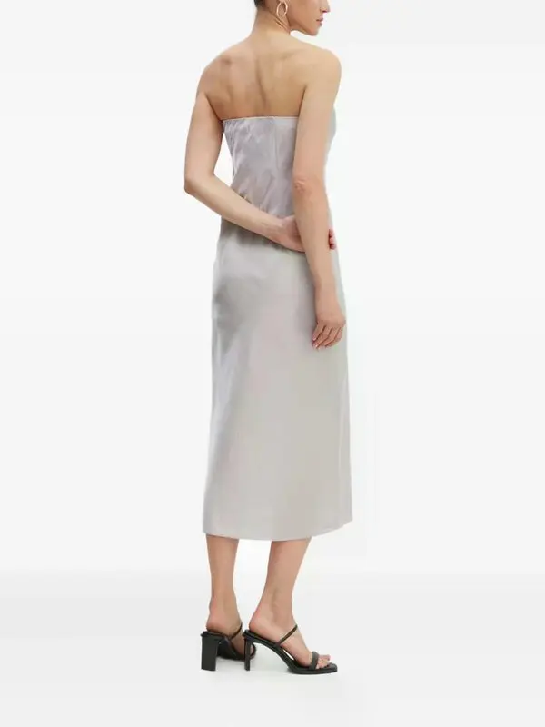 SAMSOE SAMSOE Strapless Midi Dress