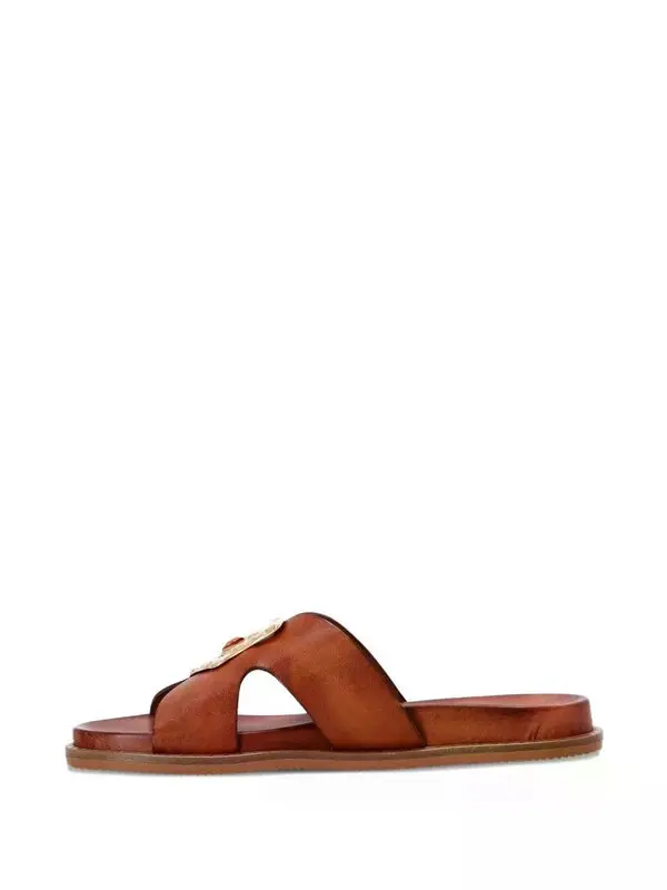 KOTRIS SANDALS Leather Embellished Sandals