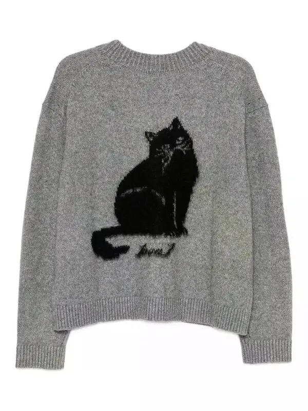 JUUN.J Cat-intarsia Cardigan