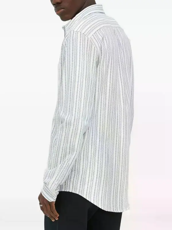 SAMSOE SAMSOE Striped-pattern Long-sleeve Shirt