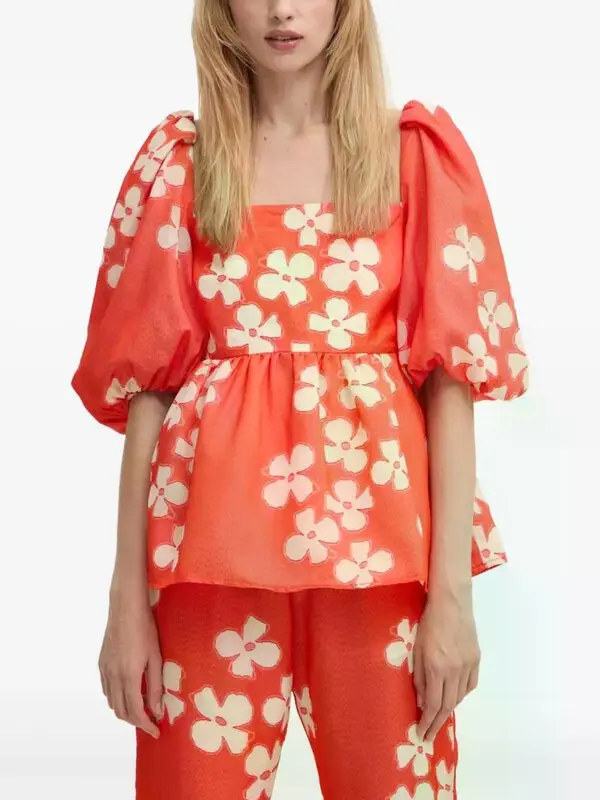 Stine Goya Floral Peplum Blouse