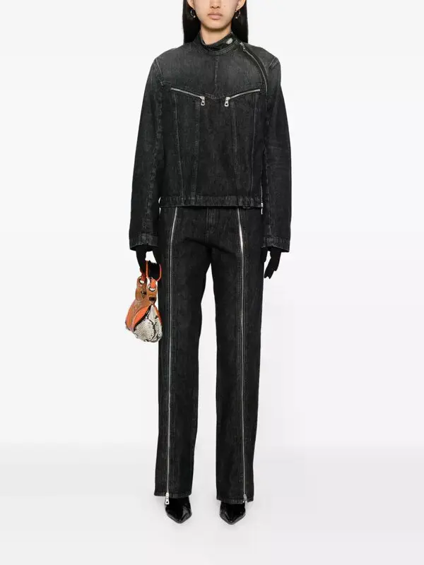 JEAN PAUL GAULTIER Zipped Denim Jacket