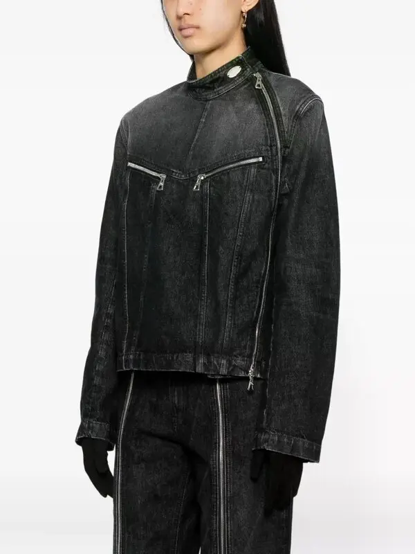 JEAN PAUL GAULTIER Zipped Denim Jacket