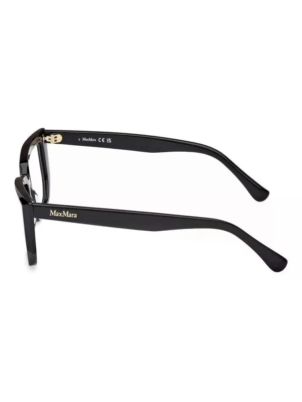 Max Mara Logo-lettering Rectangle Frame Glasses