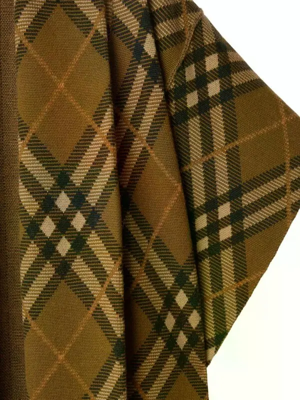 Burberry Checked Cape