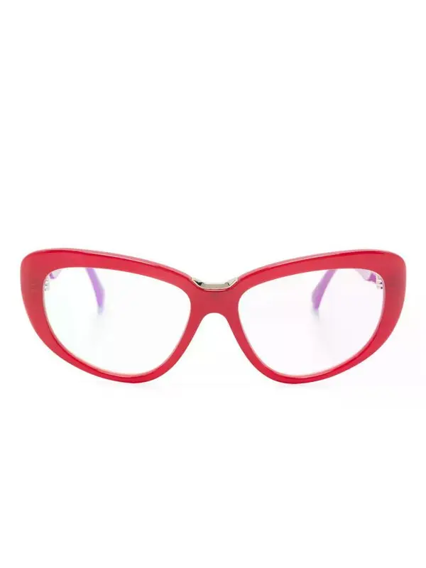 Max Mara Logo-engraved Cat-eye Frame Eyeglasses