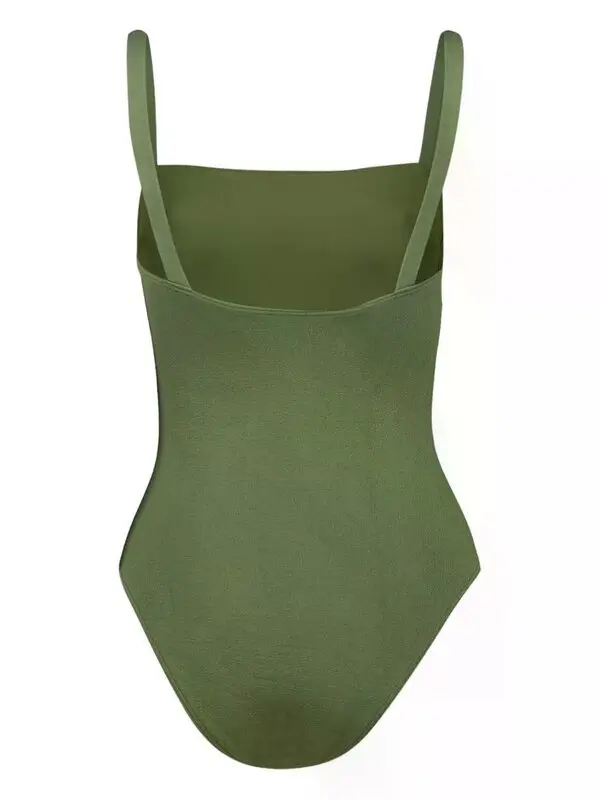 Matteau Crinkle Square-neck Swimsuit