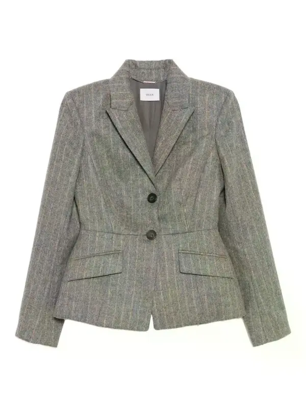 Erdem Striped Single-breasted Blazer