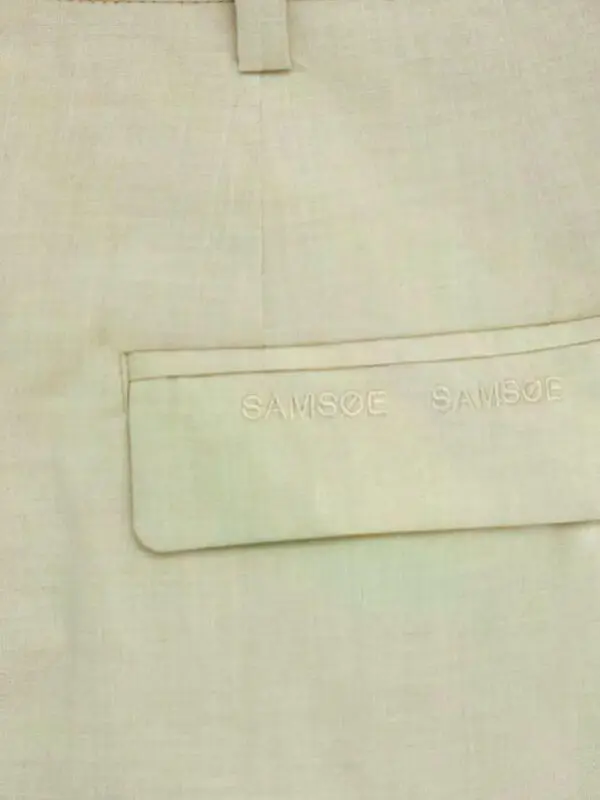 SAMSOE SAMSOE Front-pleat Straight Trousers